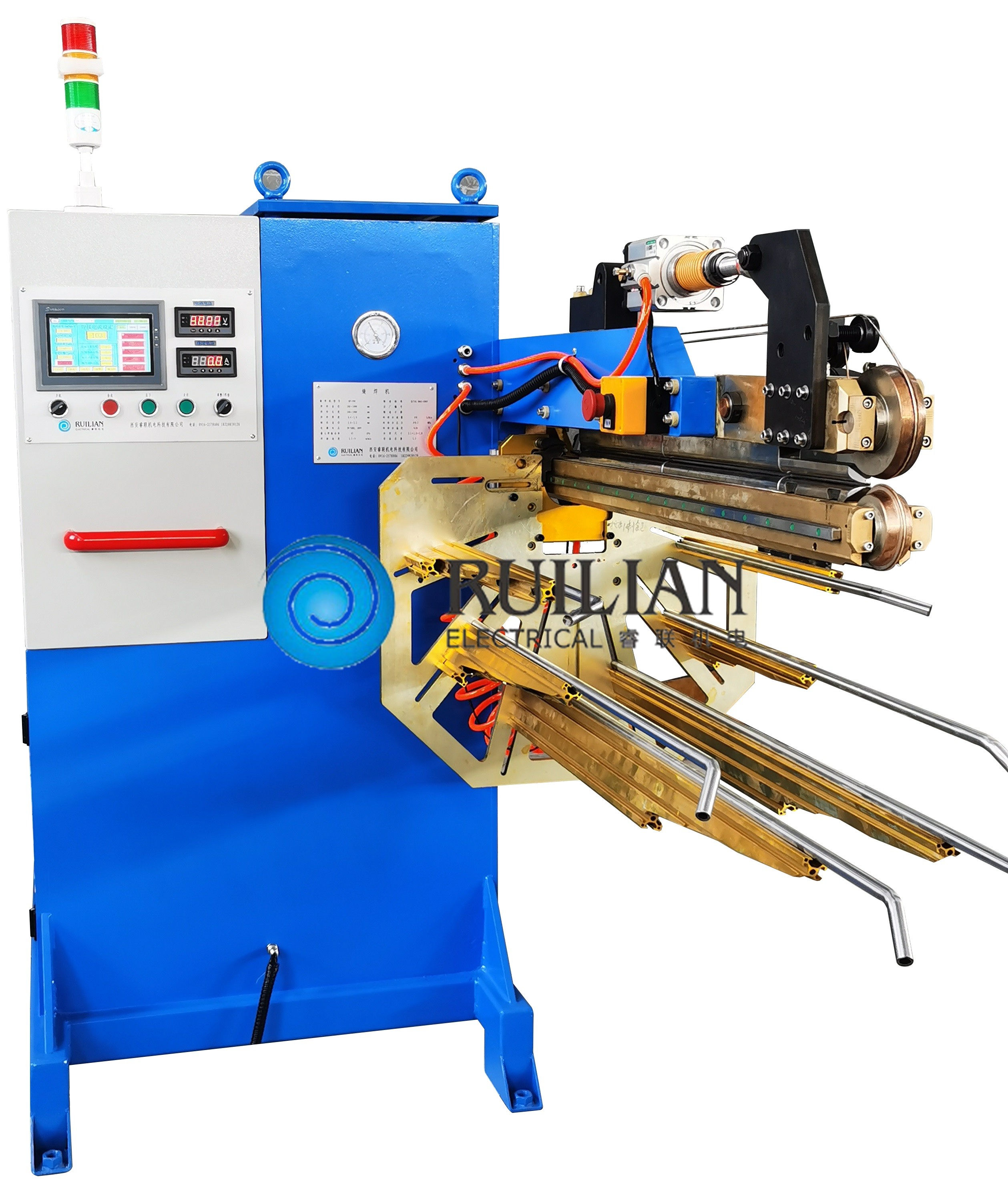 Air Duct Straight Seam Resistance Welding Machine 50KVA Automated ...